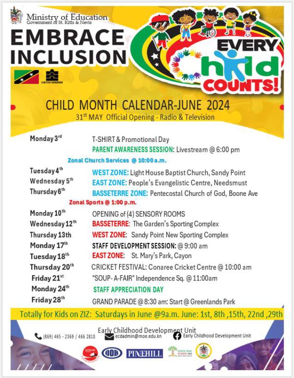 CHILD MONTH 2024 FOCUSES ON EMBRACING INCLUSION – Ministry of Education